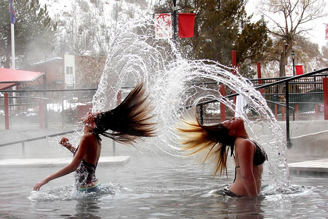 girls-flipping-out - Lava Hot Springs